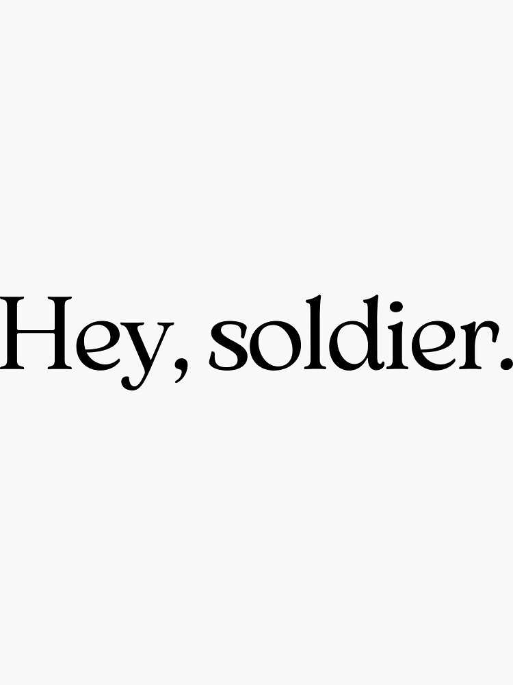 "Karlach | Hey Soldier | BG3" Sticker for Sale by InvestiGeek | Redbubble