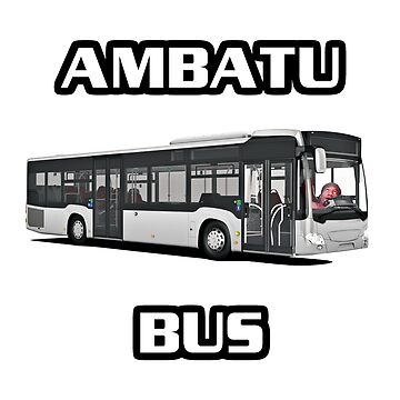 "Ambatubus / Dreamybull becomes the bus" Sticker for Sale by markislazy ...