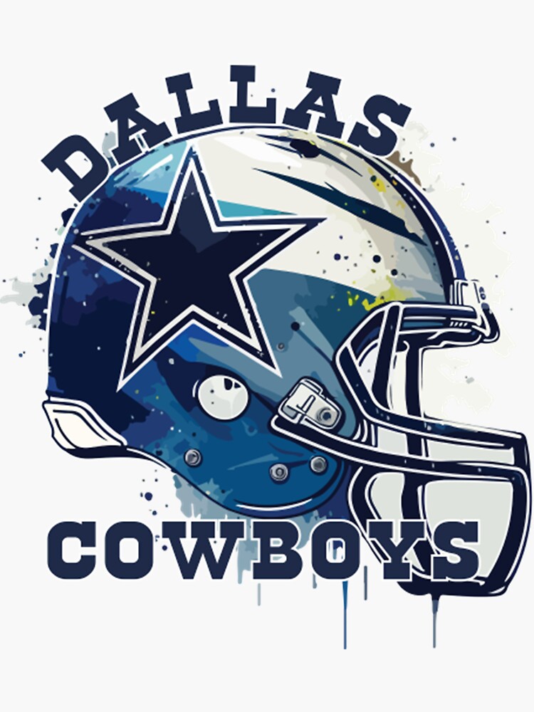 "Dallas Cowboys Helmet " Sticker for Sale by GilliNitzsche | Redbubble