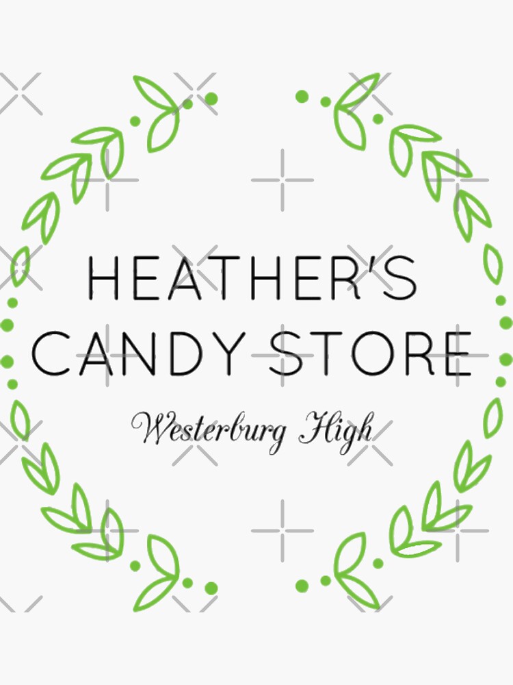 "Heather Duke’s Candy Store" Sticker by Sydneys-stuff | Redbubble