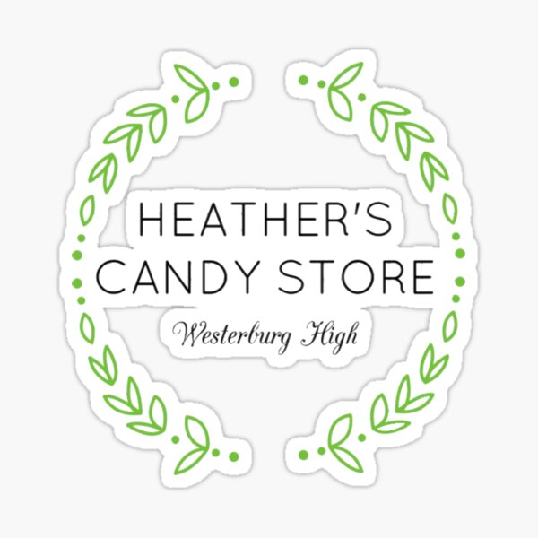 "Heather Duke’s Candy Store" Sticker by Sydneys-stuff | Redbubble