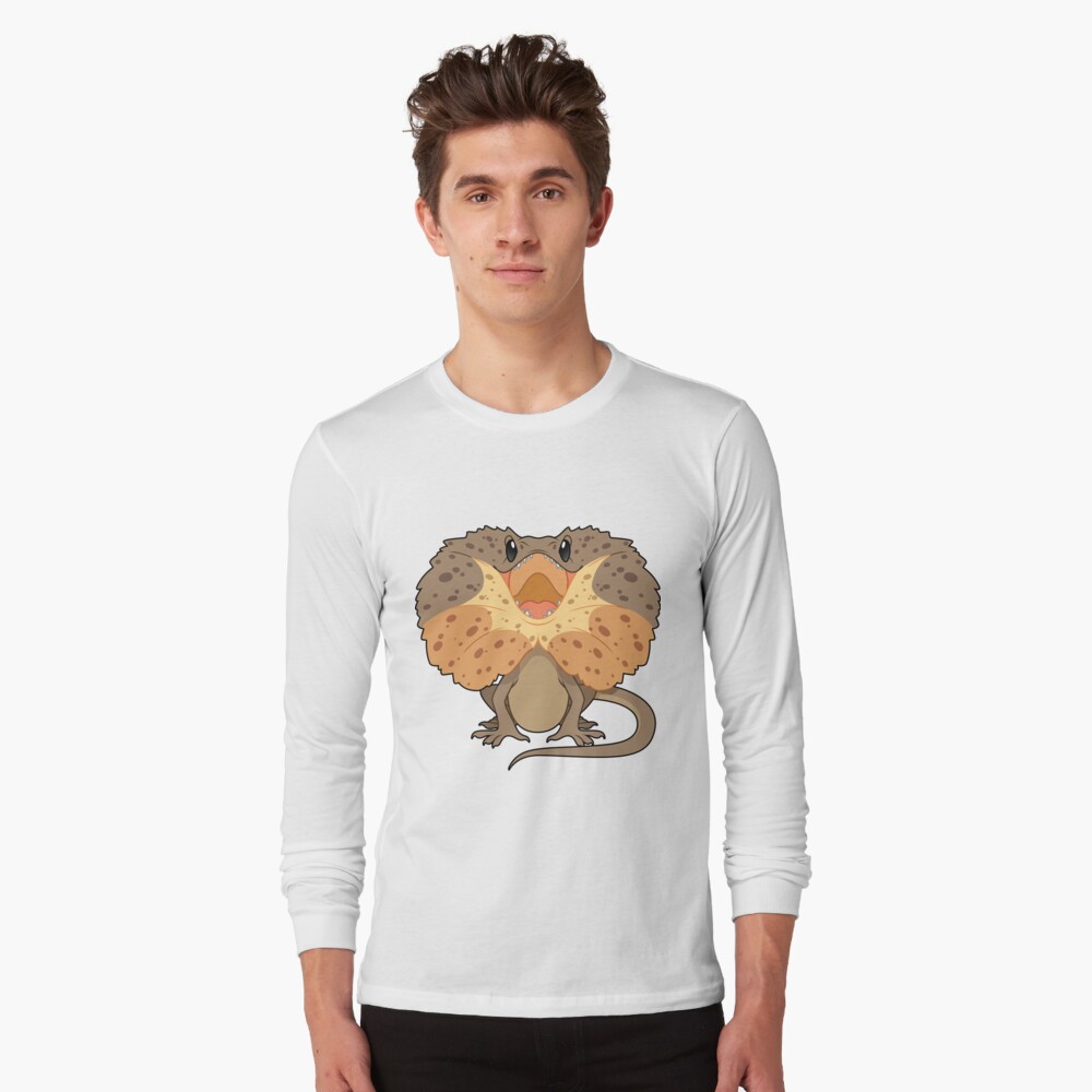 "Frilled Neck Lizard" Sticker for Sale by HeckoGeckoArt | Redbubble