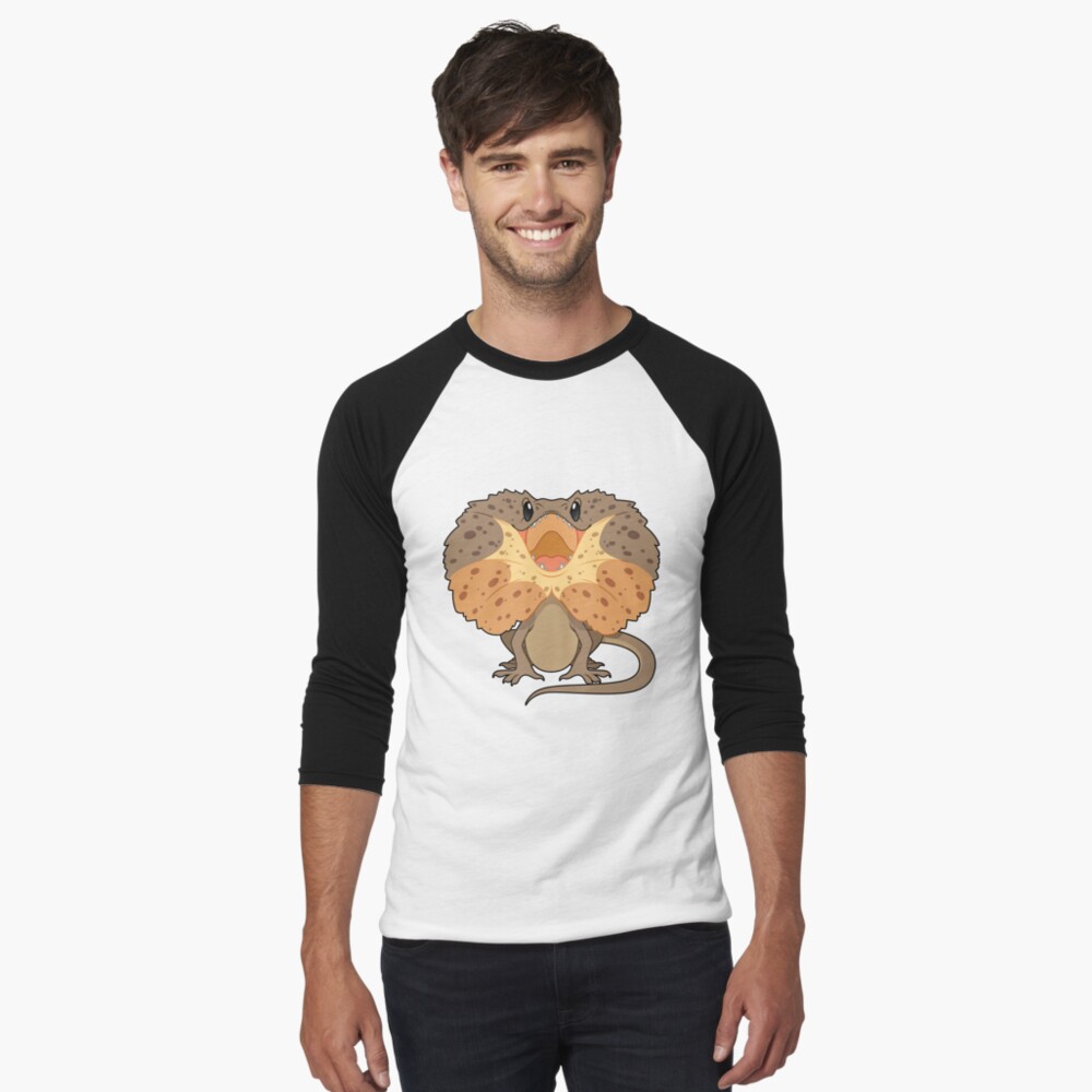 "Frilled Neck Lizard" Sticker for Sale by HeckoGeckoArt | Redbubble