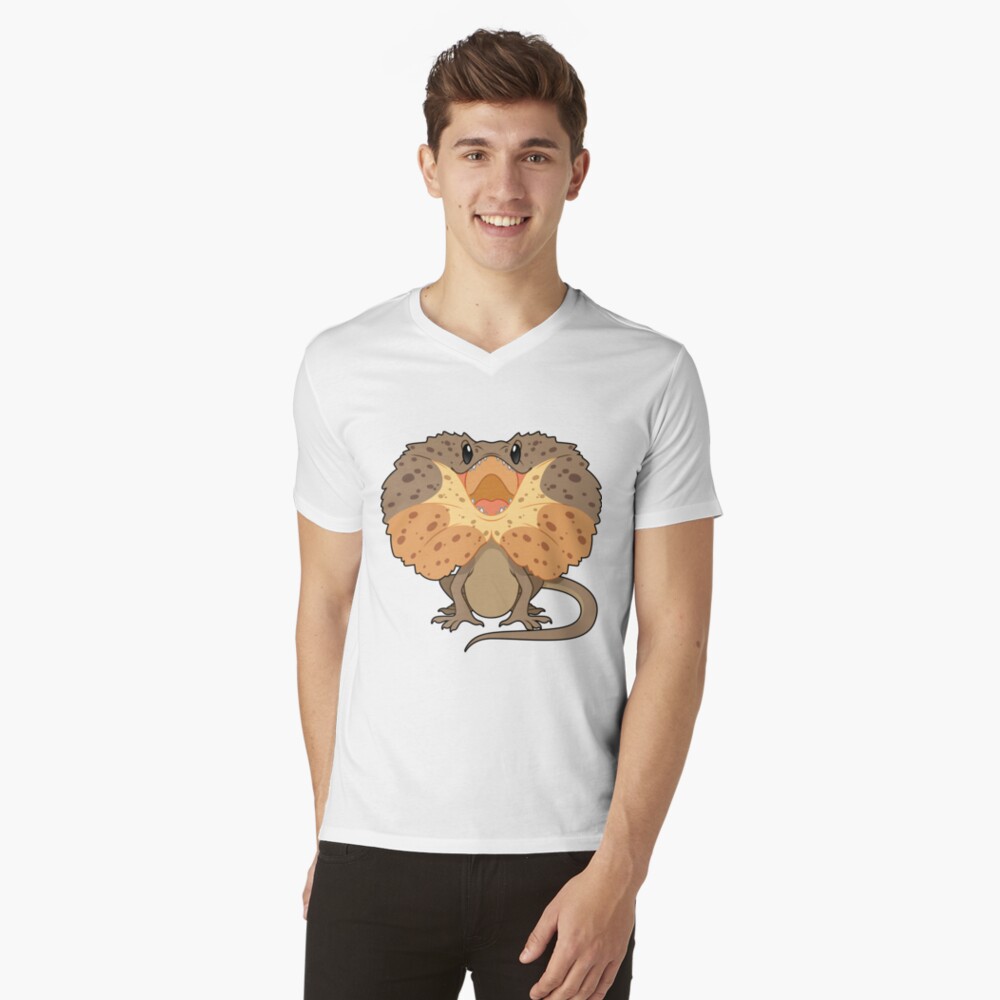"Frilled Neck Lizard" Sticker for Sale by HeckoGeckoArt | Redbubble