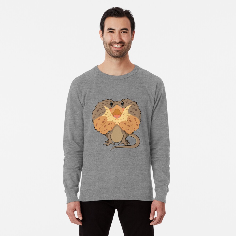 "Frilled Neck Lizard" Sticker for Sale by HeckoGeckoArt | Redbubble