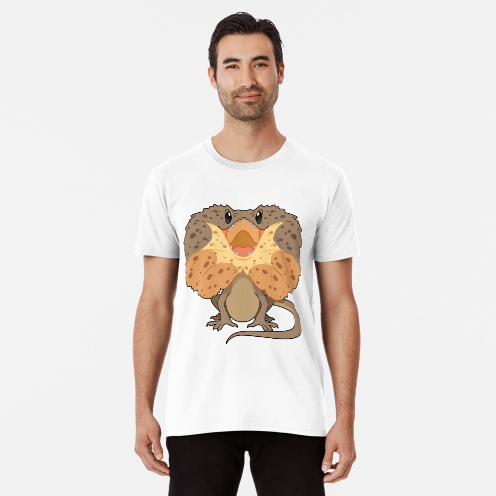 "Frilled Neck Lizard" Sticker for Sale by HeckoGeckoArt | Redbubble