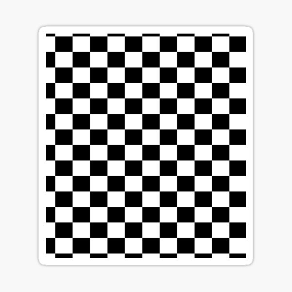"Checkered " Sticker for Sale by Simplykiarah | Redbubble