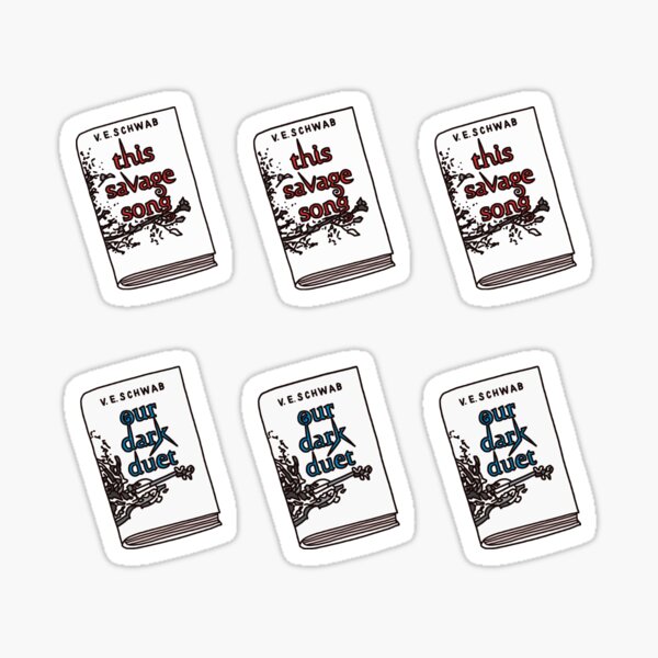 "Monsters of Verity books" Sticker for Sale by lalashellsArt | Redbubble