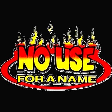 "No Use For A Name Logo Round Neck Raglan Blouse Black" Sticker by ...