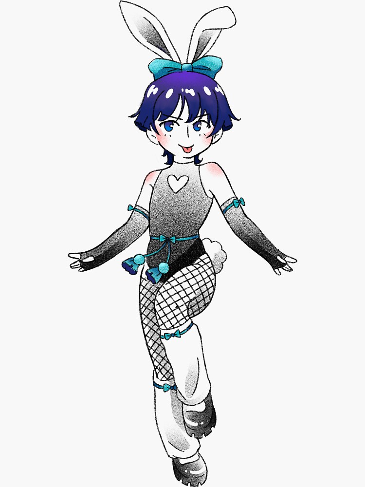 "Genshin Bunny Scara" Sticker for Sale by noitsjuliet | Redbubble