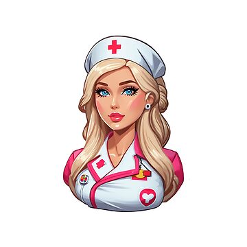 "barbie nurse" Sticker for Sale by TeeHub120 | Redbubble
