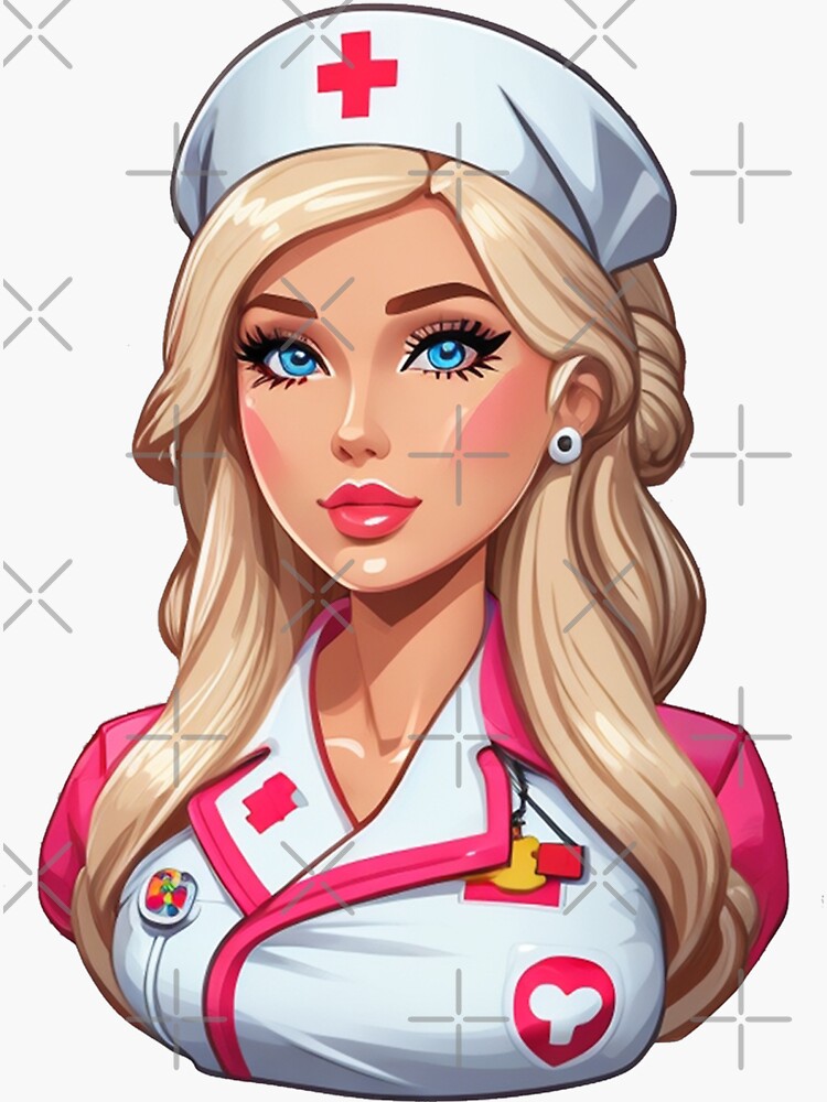 "barbie nurse" Sticker for Sale by TeeHub120 | Redbubble