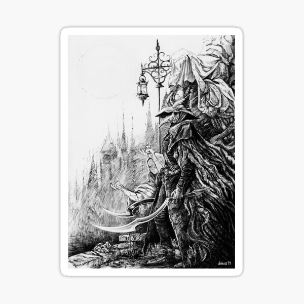 "Eileen the Crow Bloodborne " Sticker for Sale by ArlenDallaire | Redbubble