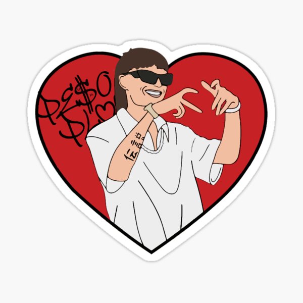 "Peso Pluma" Sticker for Sale by geraldreida | Redbubble