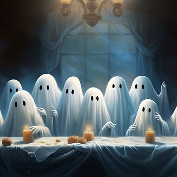 "Ghost Last Supper" Poster for Sale by Zavaac | Redbubble