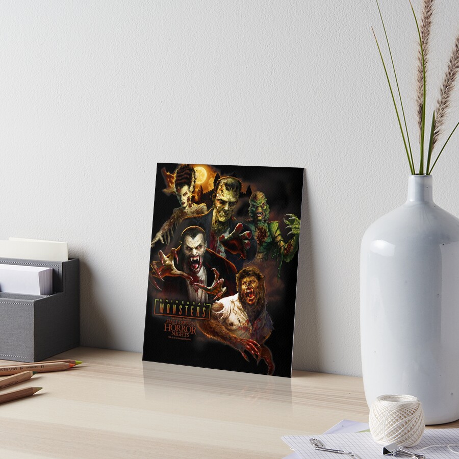 "Halloween Horror Nights HHN Universal Monsters" Poster for Sale by ...