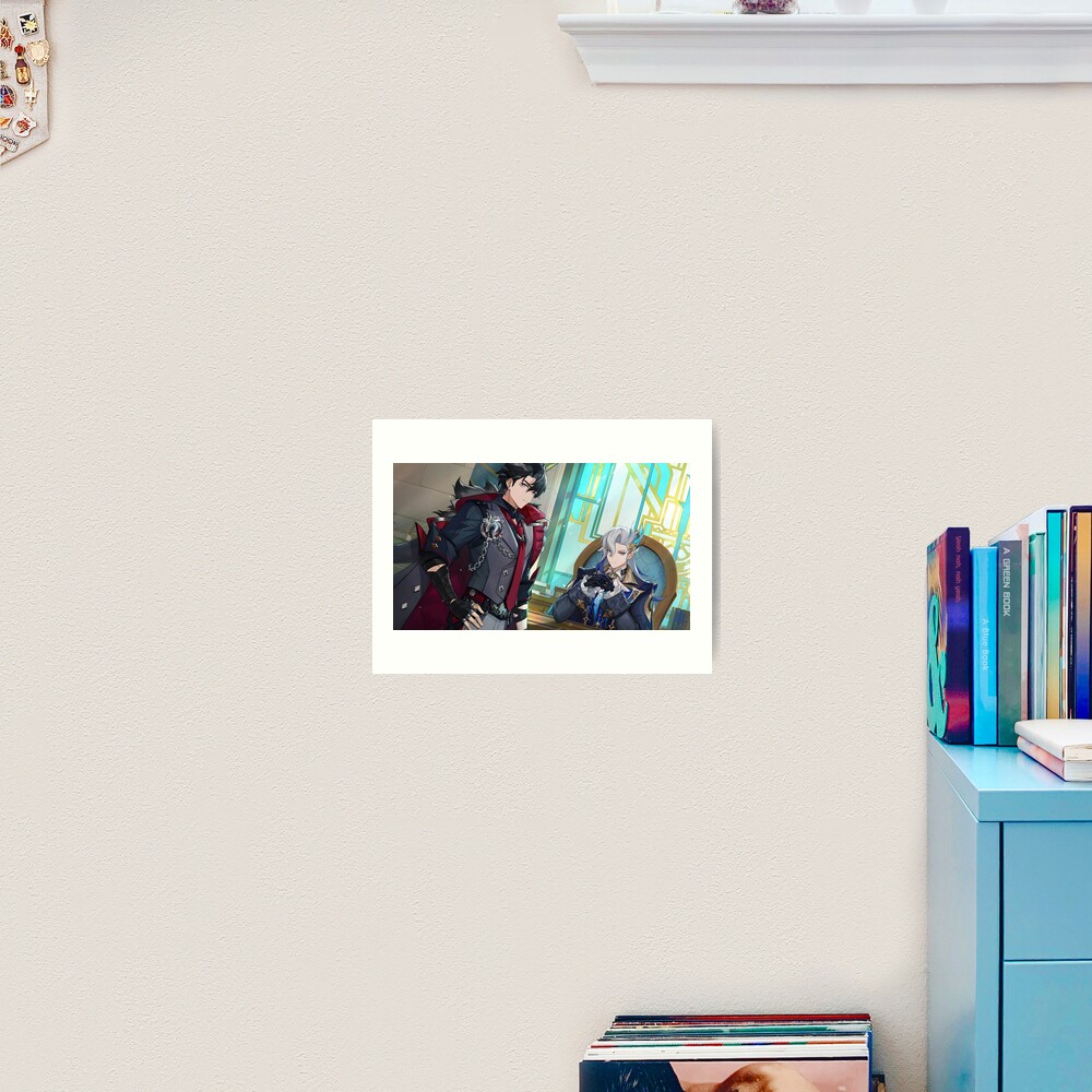 "Wriothesley & Neuvillette Poster" Poster by Demray | Redbubble