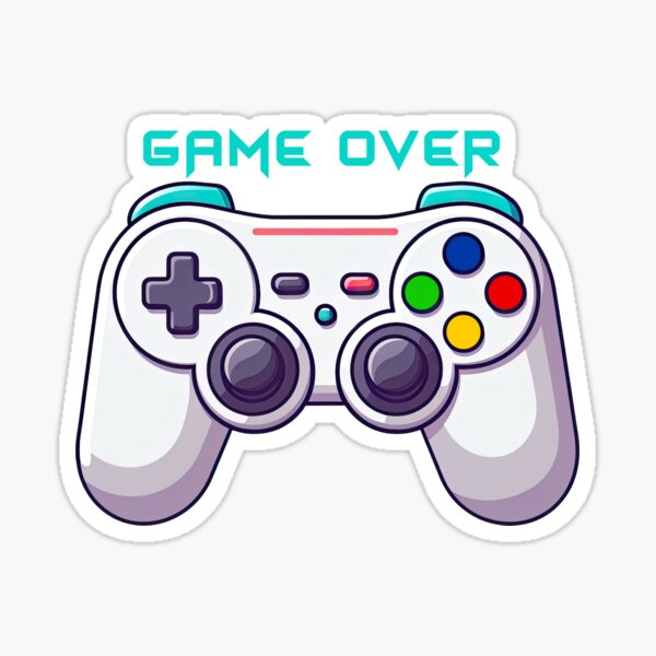 "Retro Game Controller Vector" Sticker for Sale by eyestetix | Redbubble