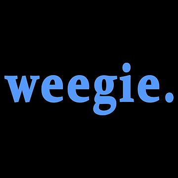 "Weegie Glasgow Slang Word" Sticker for Sale by jeallan | Redbubble