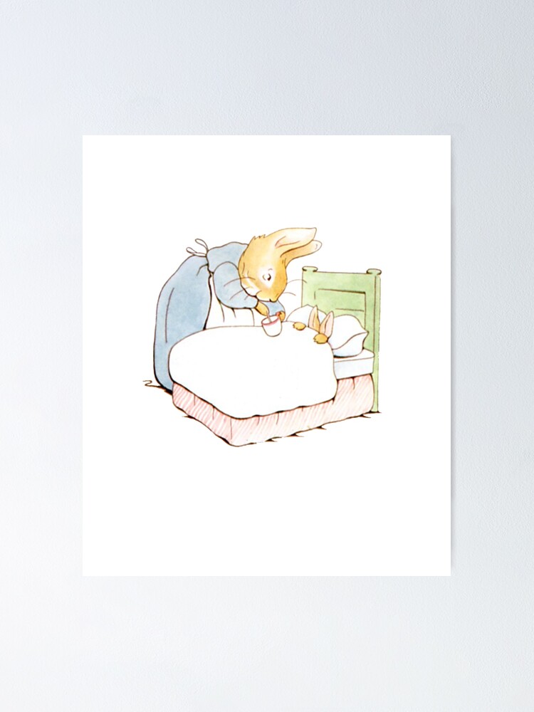 "Peter Rabbit Adventures: Mother Tucks Peter Rabbit into Bed" Poster ...