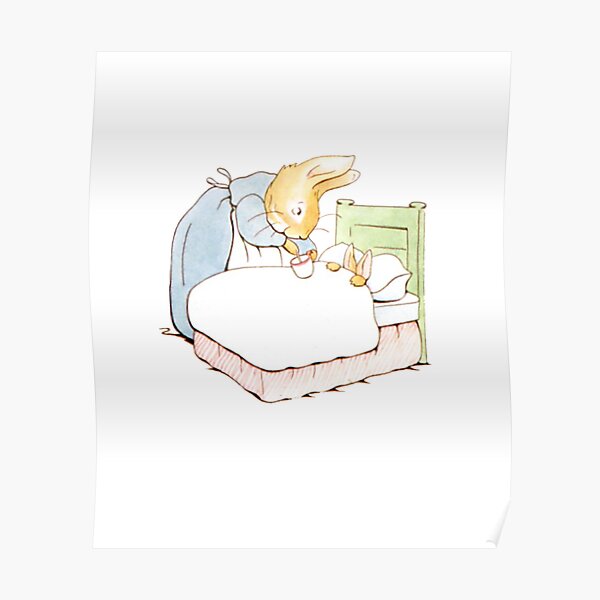 "Peter Rabbit Adventures: Mother Tucks Peter Rabbit into Bed" Poster ...