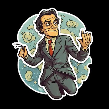 "Richard Feynman" Sticker by titanosdesign | Redbubble