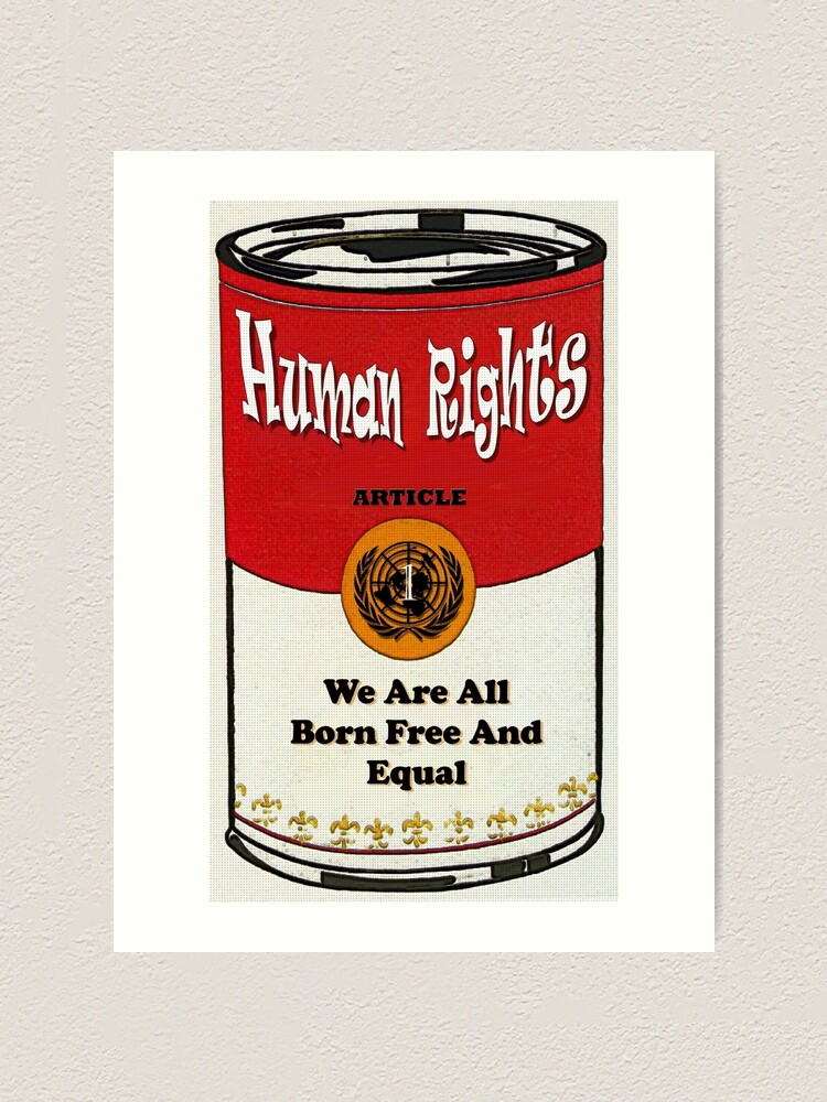 "HUMAN RIGHTS ART - UDHR ARTICLE 1" Art Print by humanrights | Redbubble