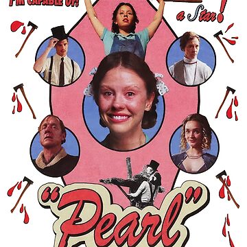 "Pearl Horror Movie" Sticker for Sale by TrufflesMarquis | Redbubble