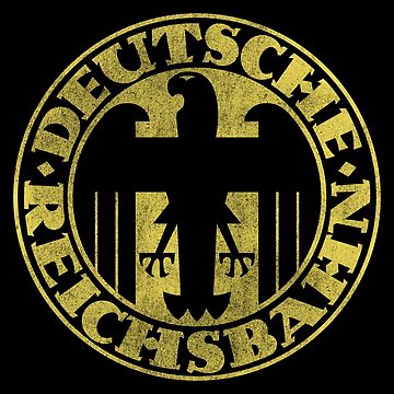 "Deutsche Reichsbahn German Steam Railway Monogram Logo" Sticker for ...