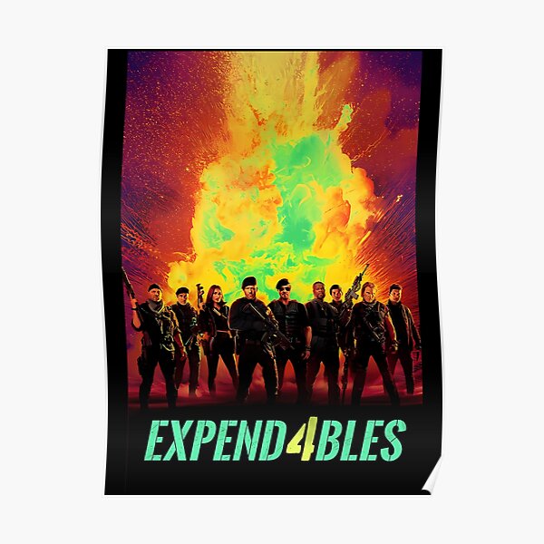 "The Expendables 4" Poster for Sale by RoyceFashioni | Redbubble