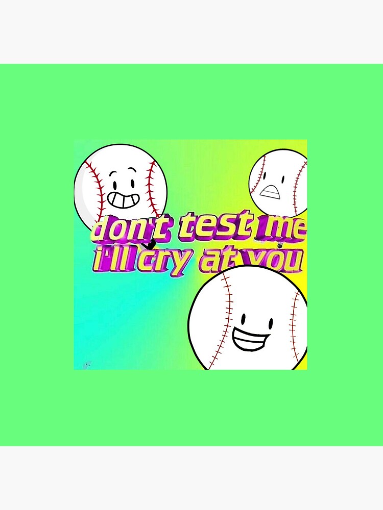 "O no :(((( (Baseball inanimate insanity)" Pin for Sale by APaperFan ...