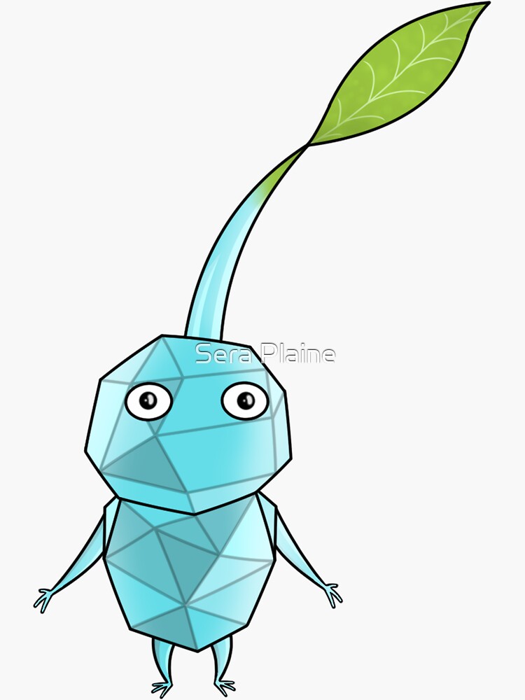 "Ice Pikmin" Sticker for Sale by Sera Plaine | Redbubble