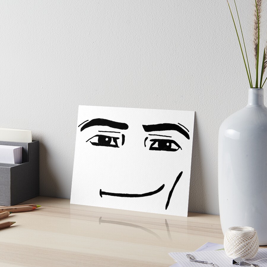 "Man Face" Poster for Sale by FNAFnStuff | Redbubble