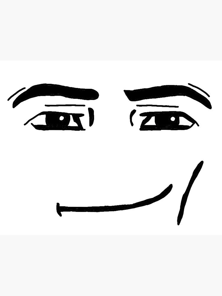 "Man Face" Poster for Sale by FNAFnStuff | Redbubble