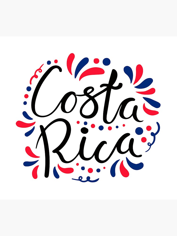"Costa Rica letters and typical design" Poster by MarcosSolisC | Redbubble