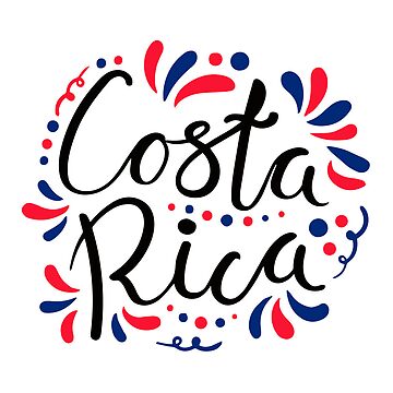 "Costa Rica letters and typical design" Poster by MarcosSolisC | Redbubble