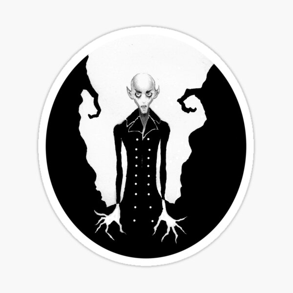 "Nosferatu Illustration ~ Count Orlok " Sticker for Sale by ...