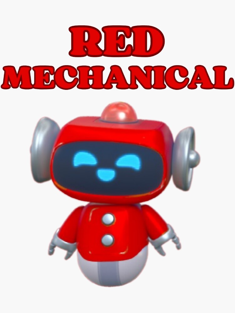 "Gecko's Garage Red Mechanical Logo - Merchandise 8" Sticker for Sale ...