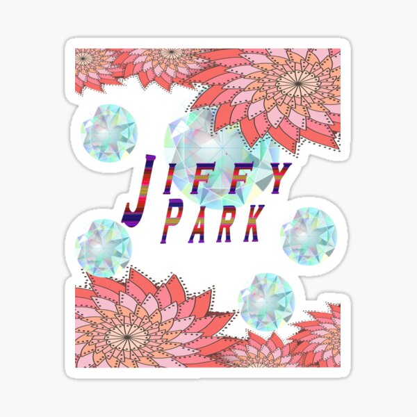 "jiffy park t" Sticker for Sale by BeulahHenry | Redbubble