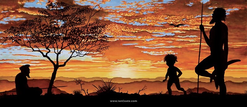 "Australian Sunsets Indigenous" by iancoate | Redbubble