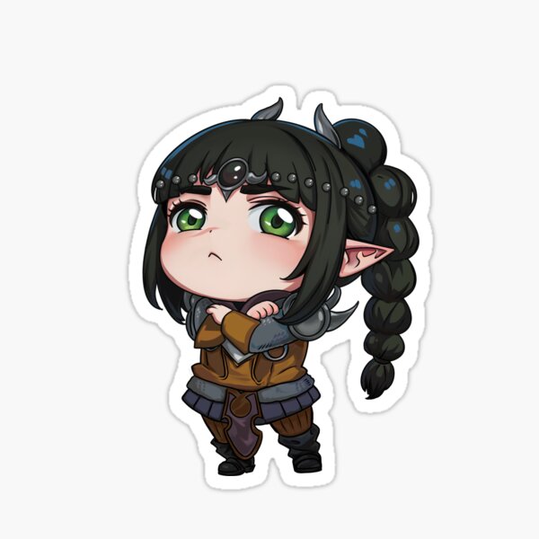 "Chibi Shadowheart" Sticker for Sale by Mistiqarts | Redbubble