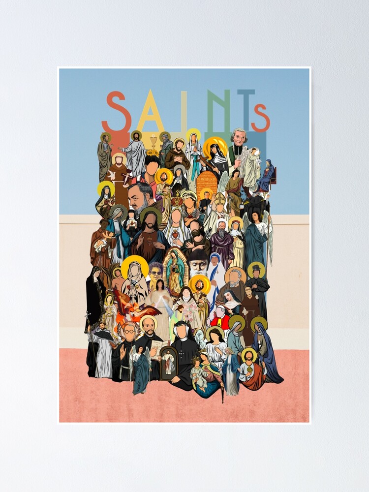 "All Saints Saints Holy " Poster for Sale by ADMG | Redbubble