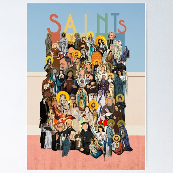 "All Saints Saints Holy " Poster for Sale by ADMG | Redbubble