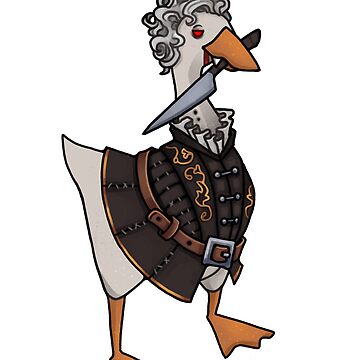 "Goosetarion | Goose Astarion Baldur's Gate 3 | BG3" Sticker for Sale ...