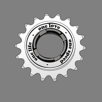 "One speed" Sticker for Sale by siege103 | Redbubble