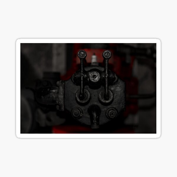 "Engine Face One" Sticker for Sale by arc1 | Redbubble