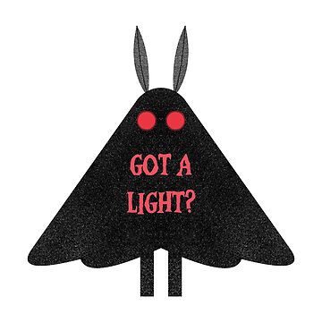 "Mothman, Got a Light?" Sticker for Sale by travishaney88 | Redbubble