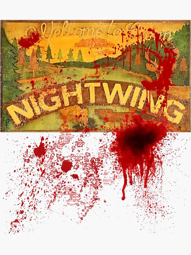 "Camp Nightwing - Féàr movie Stréèt Part Two" Sticker for Sale by ...