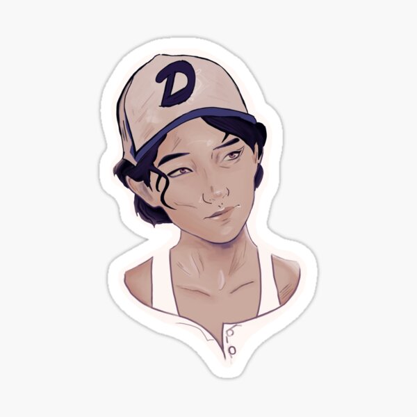 "Clementine The Walking Dead" Sticker for Sale by evalis23 | Redbubble