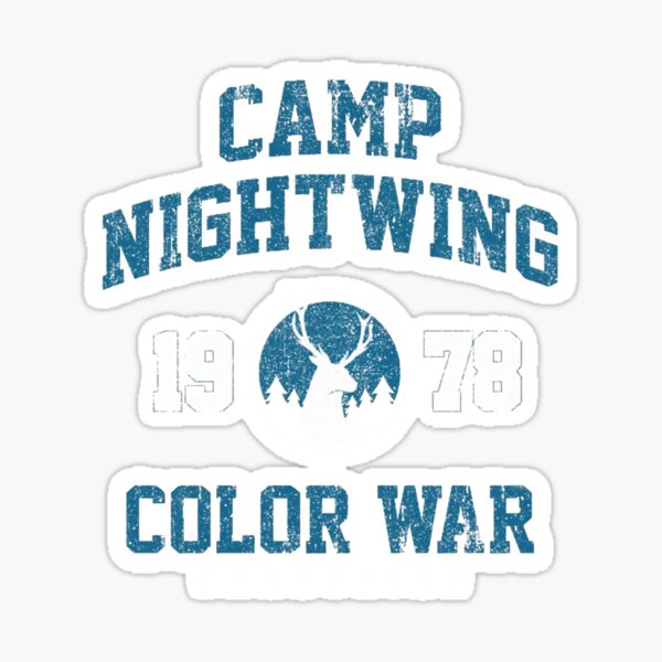 "Camp Nightwing Color War 78 - Shadyside" Sticker for Sale by ...